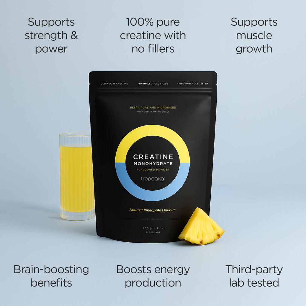 Creatine Monohydrate Pineapple Flavour | Ultrapure & Micronised | Tropeaka