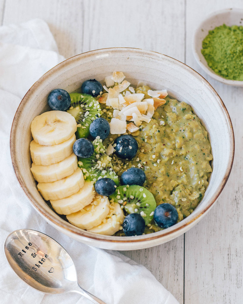 VANILLA MATCHA OATMEAL | Tropeaka.com.au