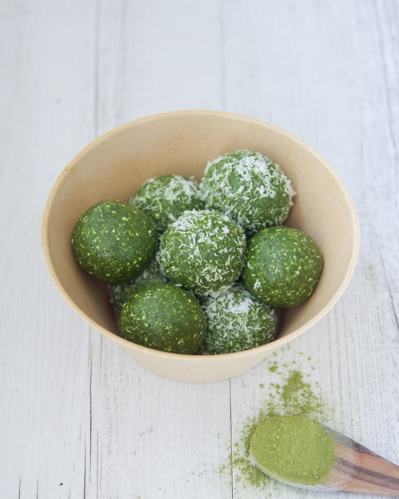 SUPERFOOD MATCHA ENERGY BALLS | Tropeaka.com.au