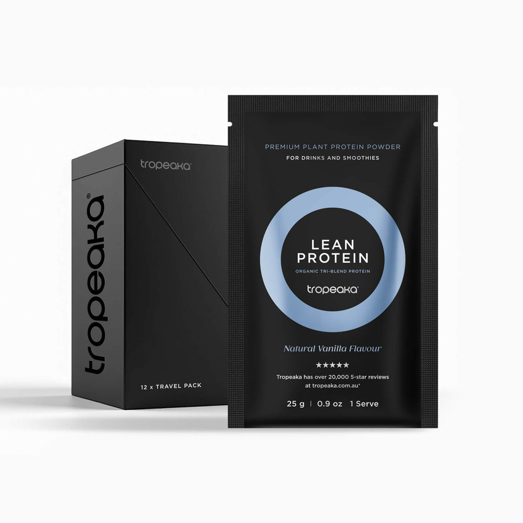 Lean Protein Powder Vanilla Travel 12 Pack | Organic Plant Protein ...