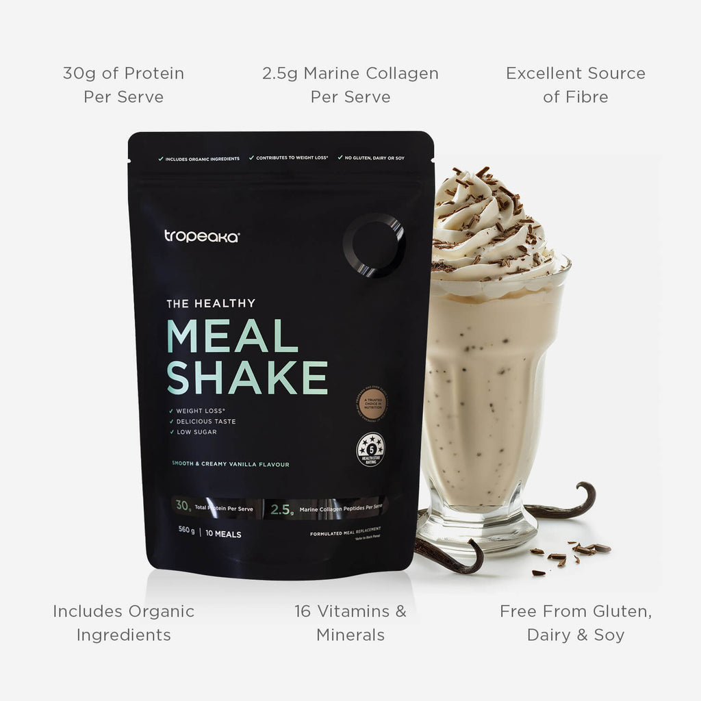 The Healthy Meal Shake | Smooth & Creamy Vanilla | Organic Plant ...