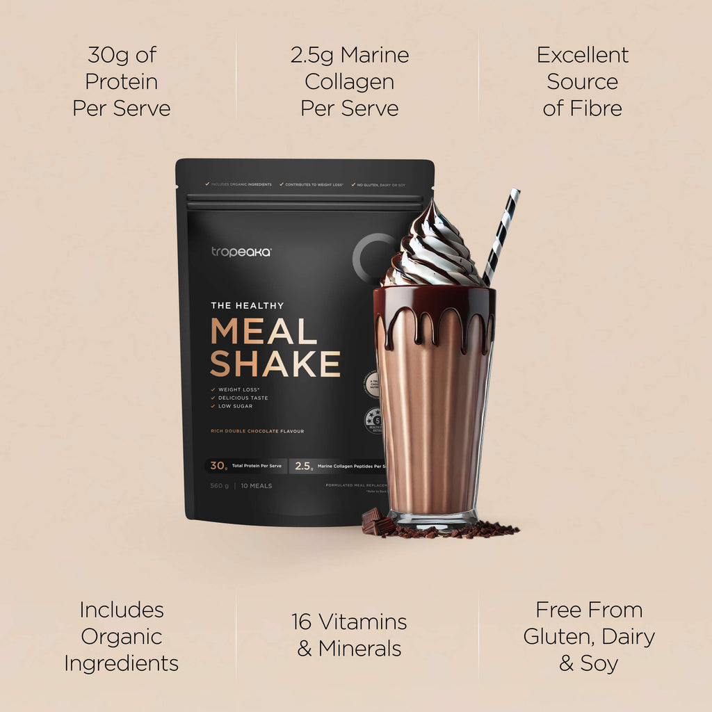 The Healthy Meal Shake | Rich Double Chocolate | Organic Plant Protein ...