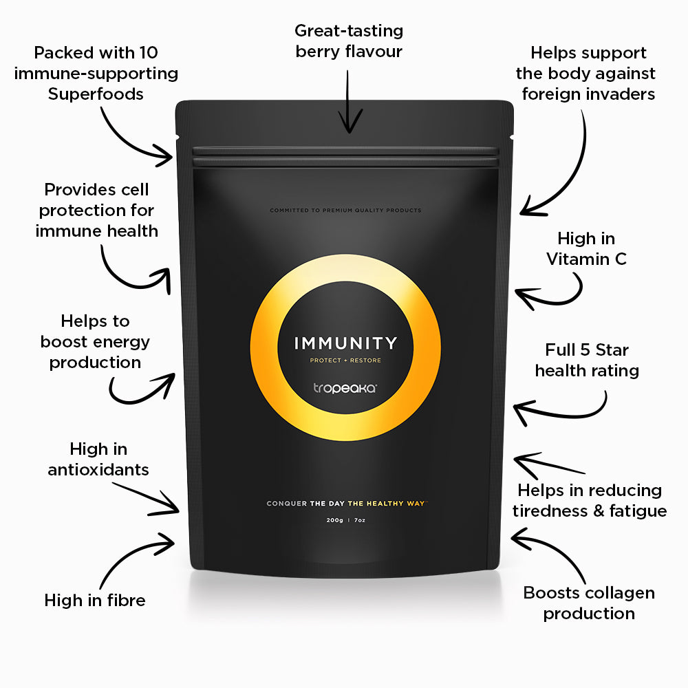 Immunity Powder | Superfood Smoothie Booster | Tropeaka