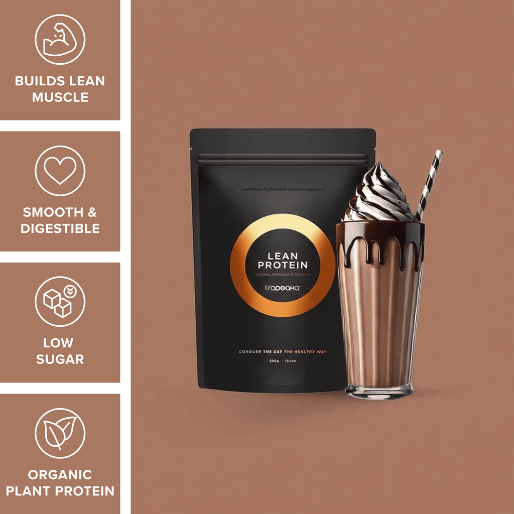 Lean Protein Powder Chocolate | Organic Plant Protein | Tropeaka ...