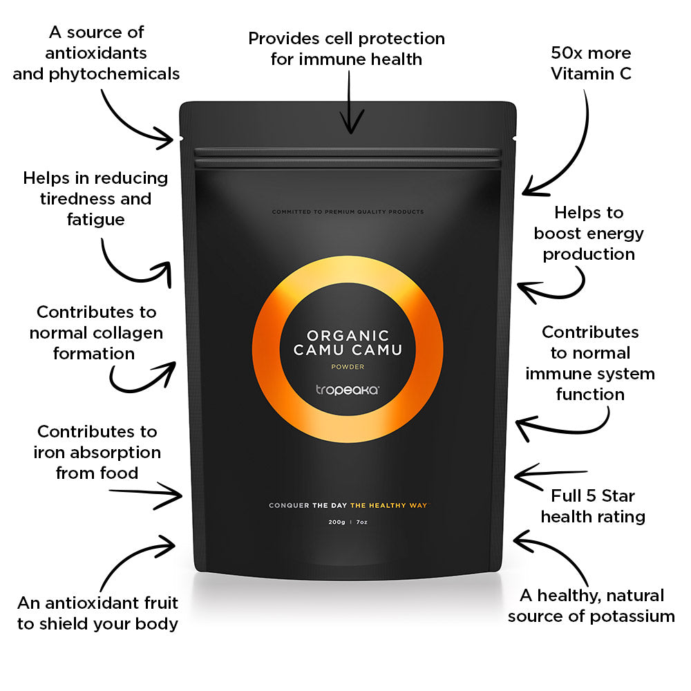 Organic Camu Camu Powder | Camu Berry Powder | Tropeaka