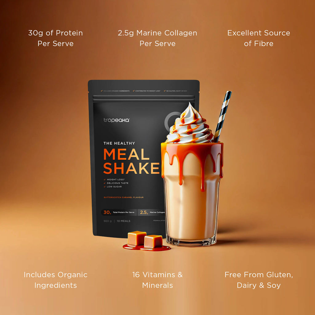 The Healthy Meal Shake | Butterscotch Caramel | Organic Plant Protein ...